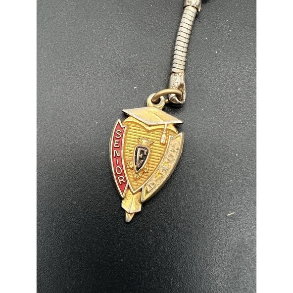 Jewelry | Vintage 1974 Senior E Gold Tone Graduate Collectible Pendant ...
